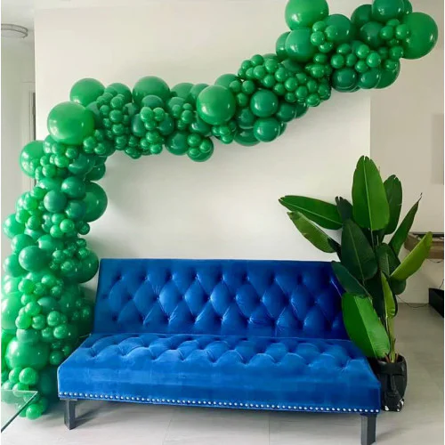 Qualatex 11 inch Green Latex Balloons (100ct) | NOVO Party